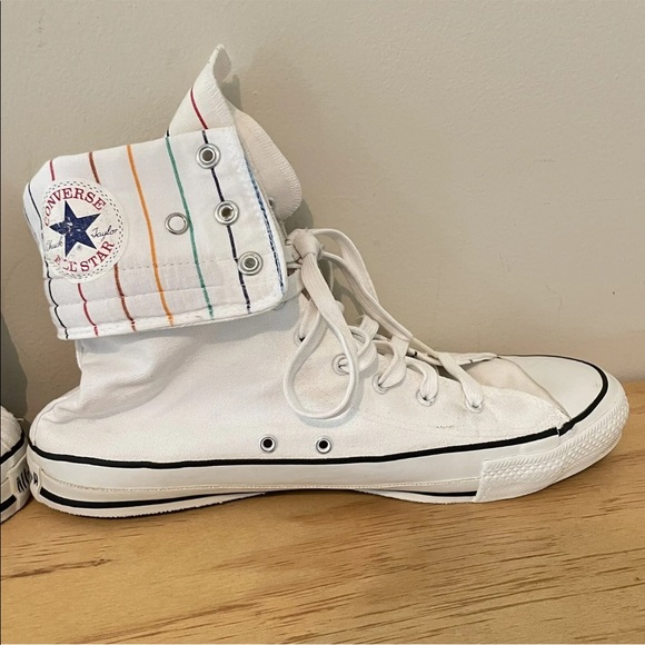 Converse | Shoes | Converse Vintage Snap Fold Down Hi High Top Sneakers ...